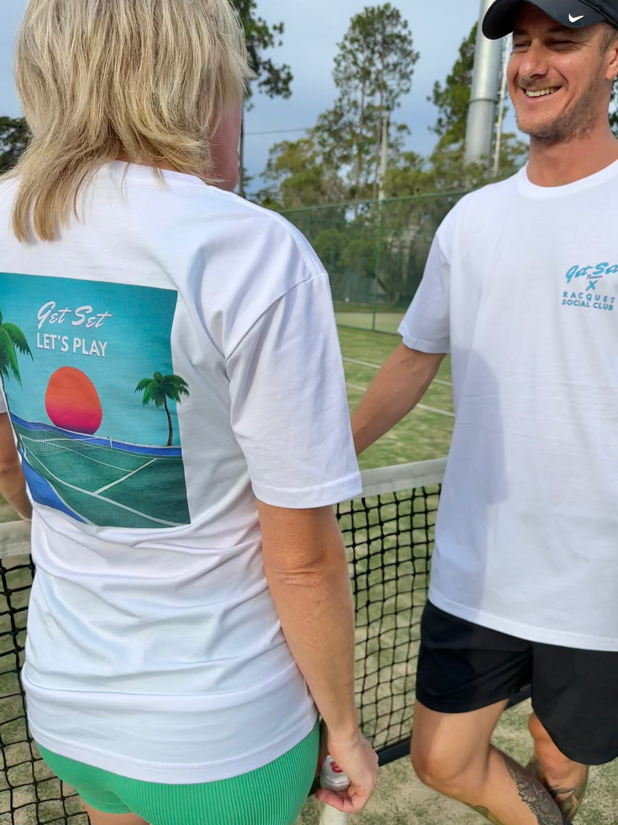 GET SET TENNIS x RSC - TEE – Racquet Social Club